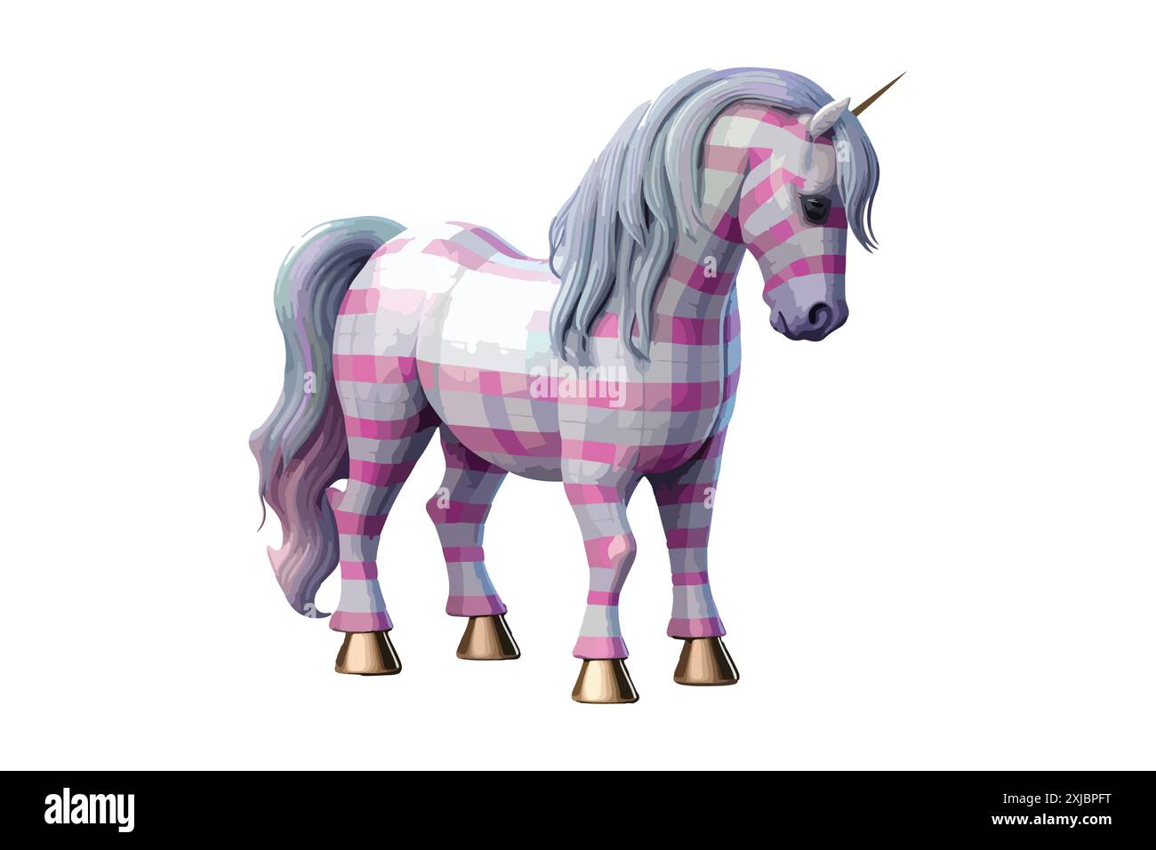 Full body big unicorn drawing hi-res stock photography and images - Alamy