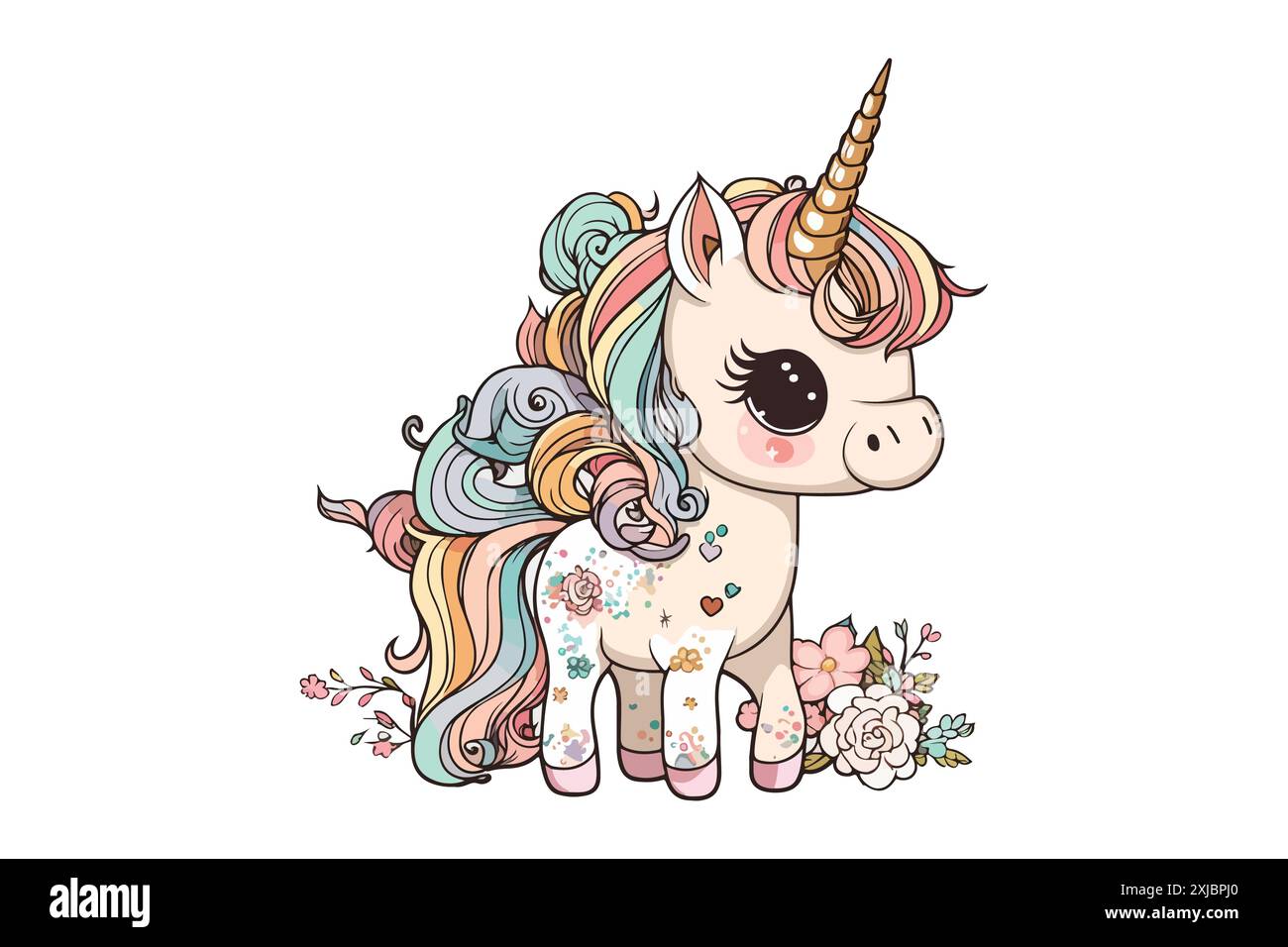 Baby Unicorn Cartoon Character Vector Illustration Stock Vector Image ... Baby Unicorn Cartoon Character Vector Illustration Stock Vector Image ...