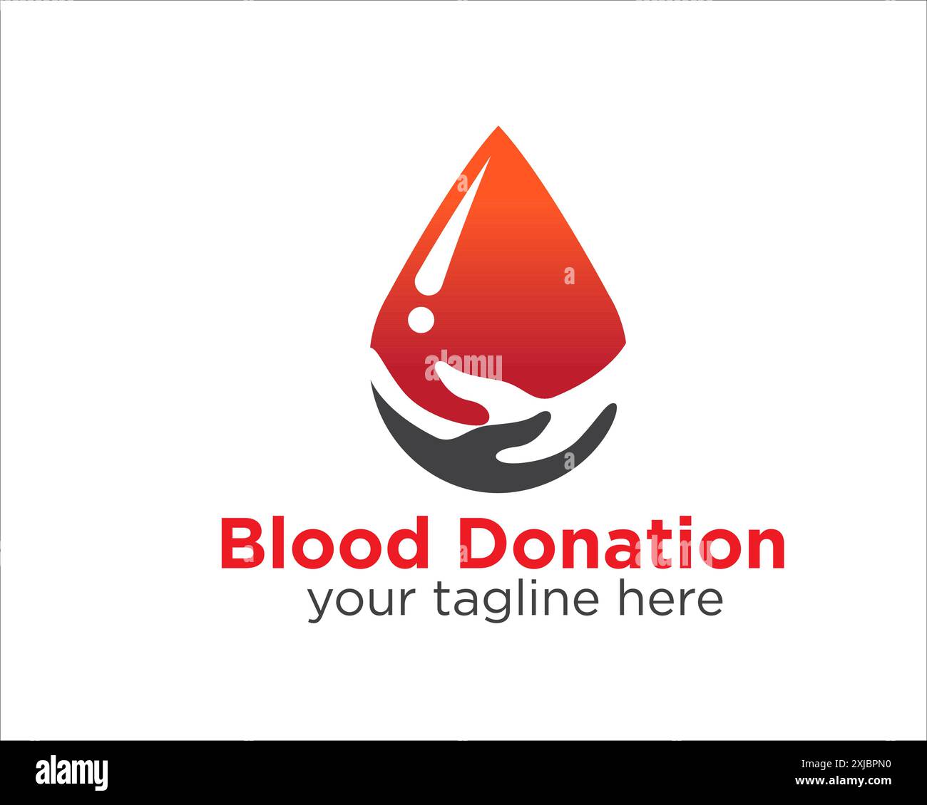 blood care logo designs for blood protection service logo Stock Vector ...