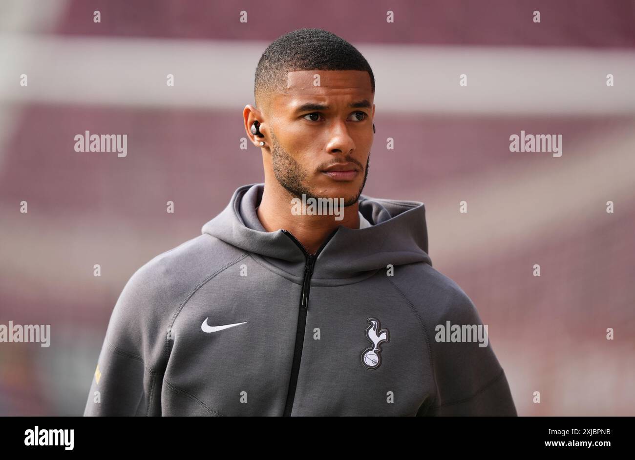 Tottenham Hotspur goalkeeper Brandon Austin arriving before the pre ...