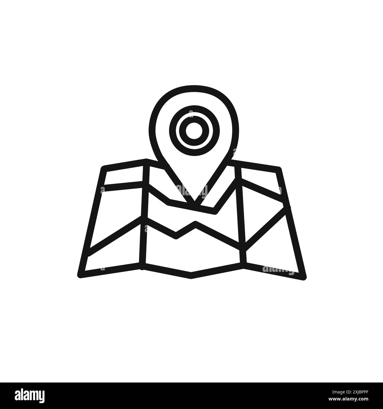 Pin On Amap Icon Linear Vector Graphics Sign Or Symbol Set For Web App Ui Stock Vector Image