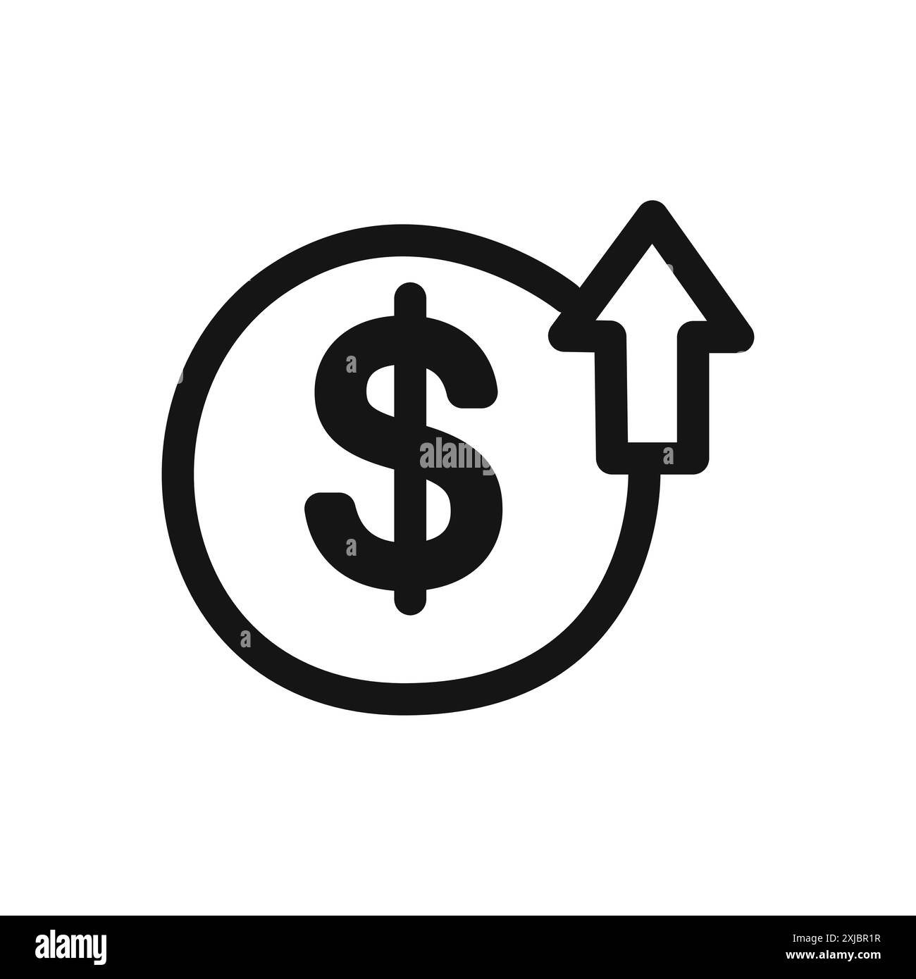 Rise price icon linear vector graphics sign or symbol set for web app ui Stock Vector Image ...