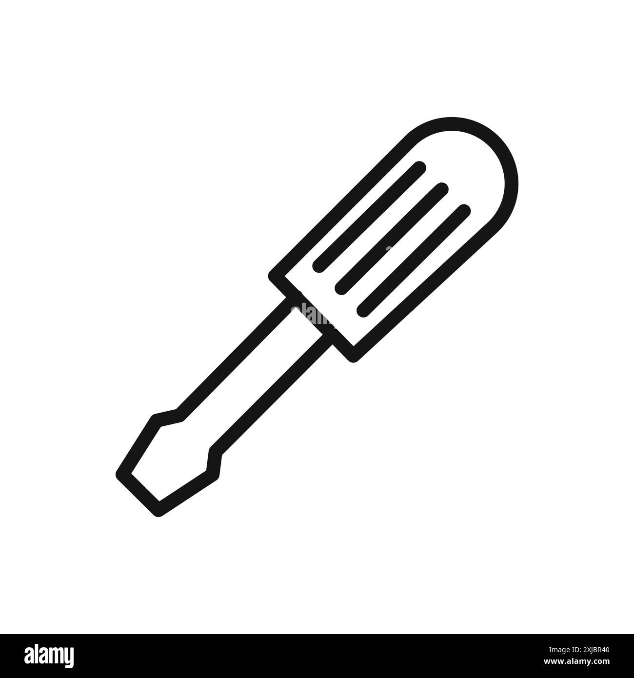 Screwdriver icon linear vector graphics sign or symbol set for web app ui Stock Vector Image ...