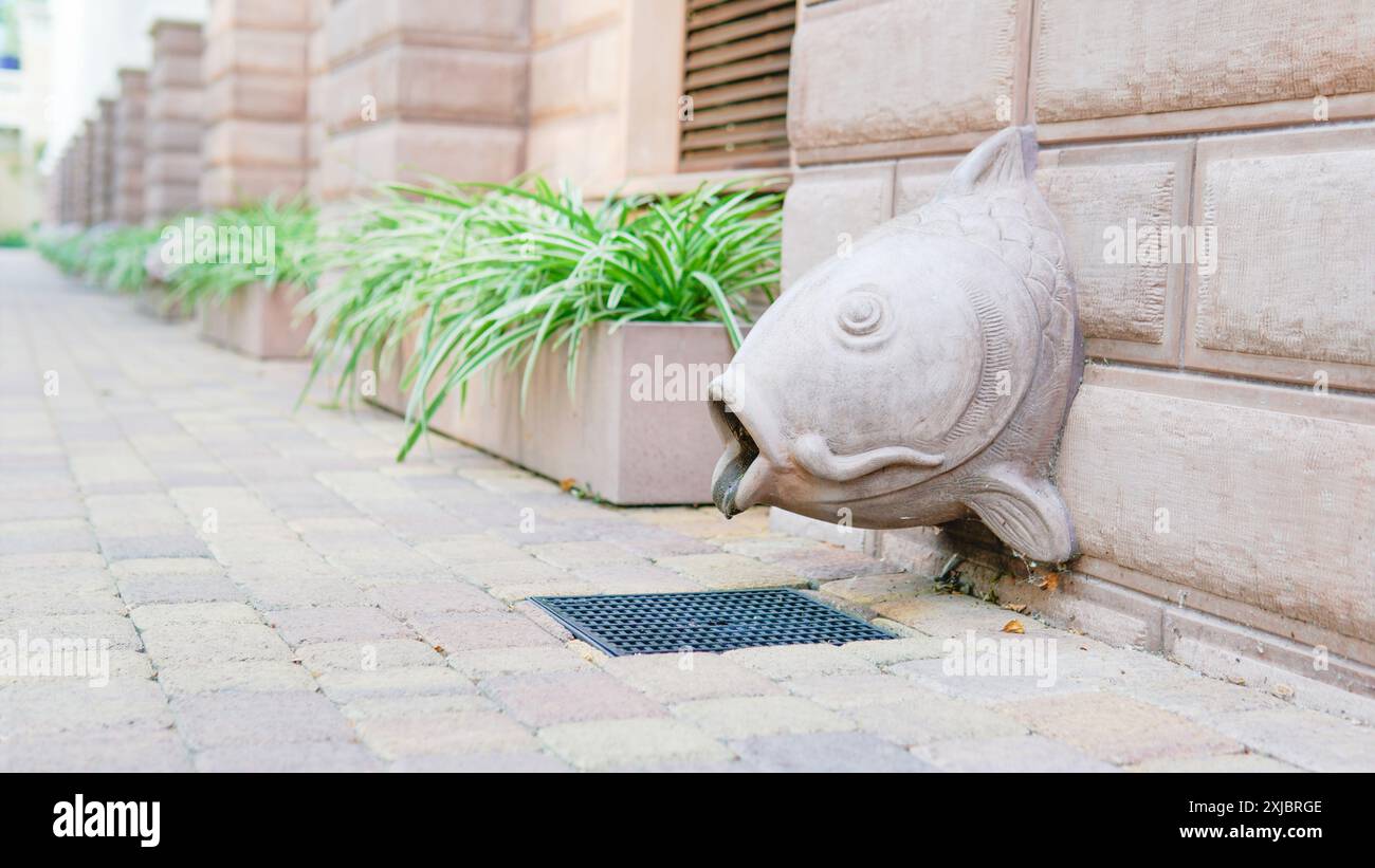 europe decoration fish landmark water fountain design sculpture park ...