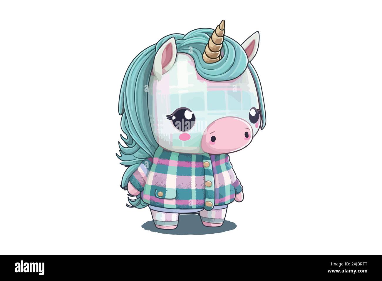 Full body big unicorn drawing hi-res stock photography and images - Alamy