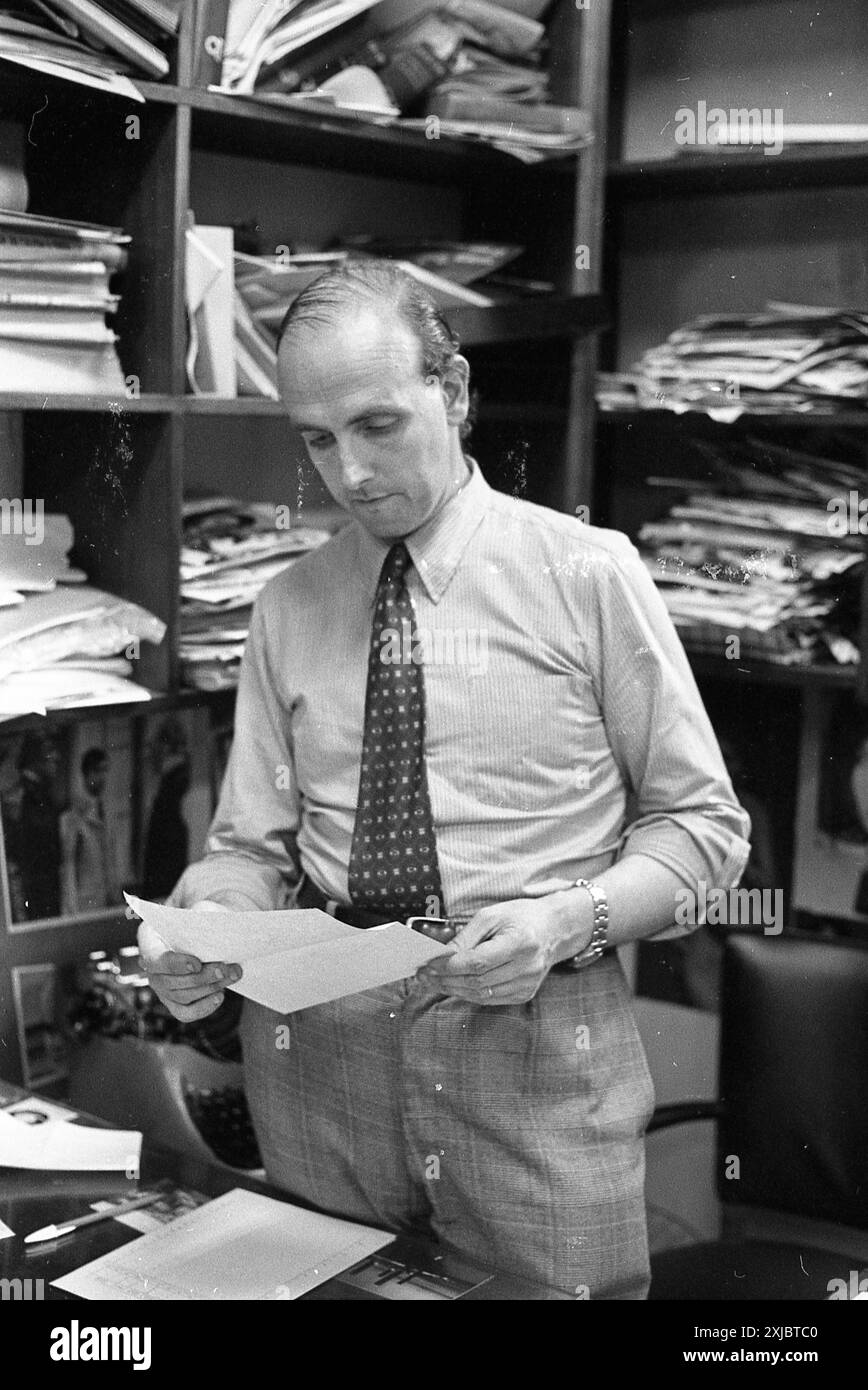 Argentine La Nación newspaper journalist Bartolomé de Vedia, at his ...