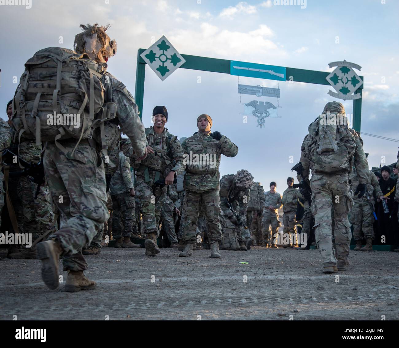 U S Army Soldiers With 4th Infantry Division Reach The Final Meters Of u-s-army-soldiers-with-4th-infantry-division-reach-the-final-meters-of