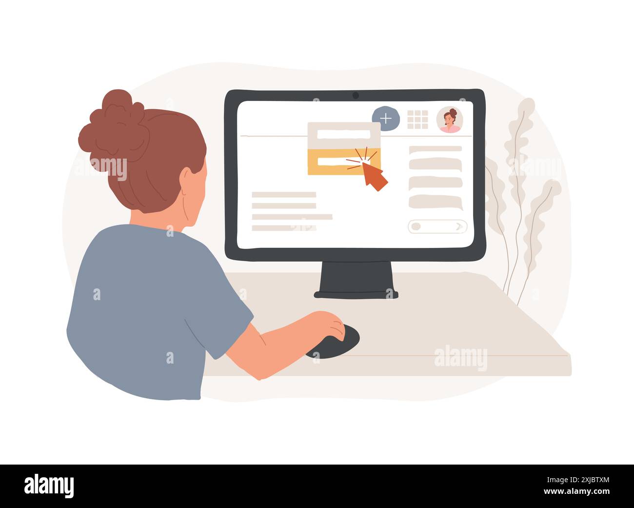 Create class isolated cartoon vector illustrations Stock Vector Image ...