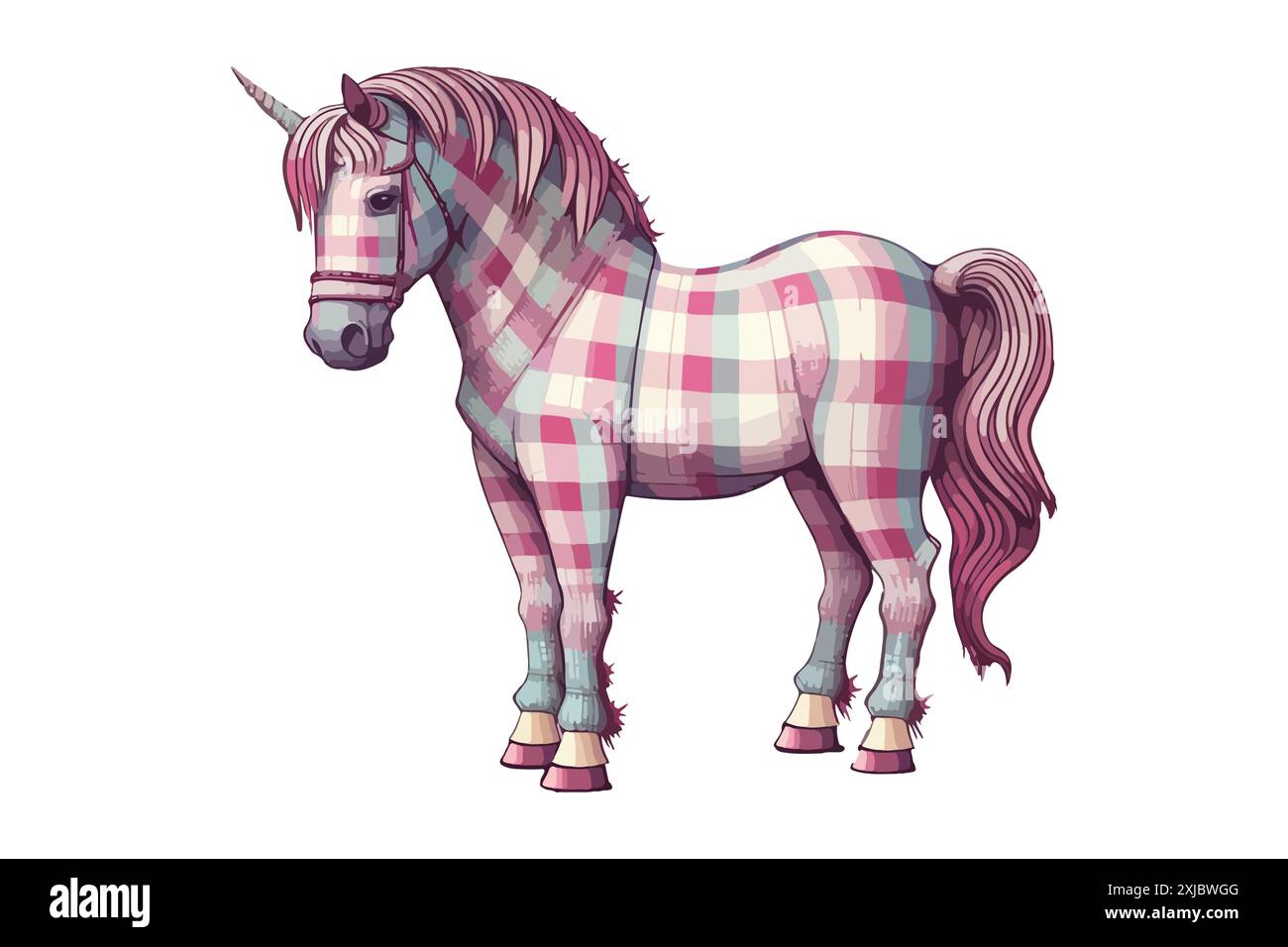 Cartoon unicorn full body Stock Vector Images - Alamy