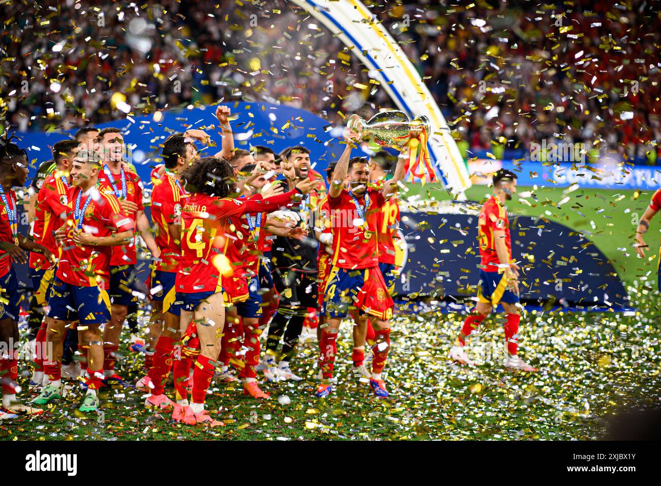 BERLIN, GERMANY - 14 JULY, 2024: Team Spain are champions , The ...