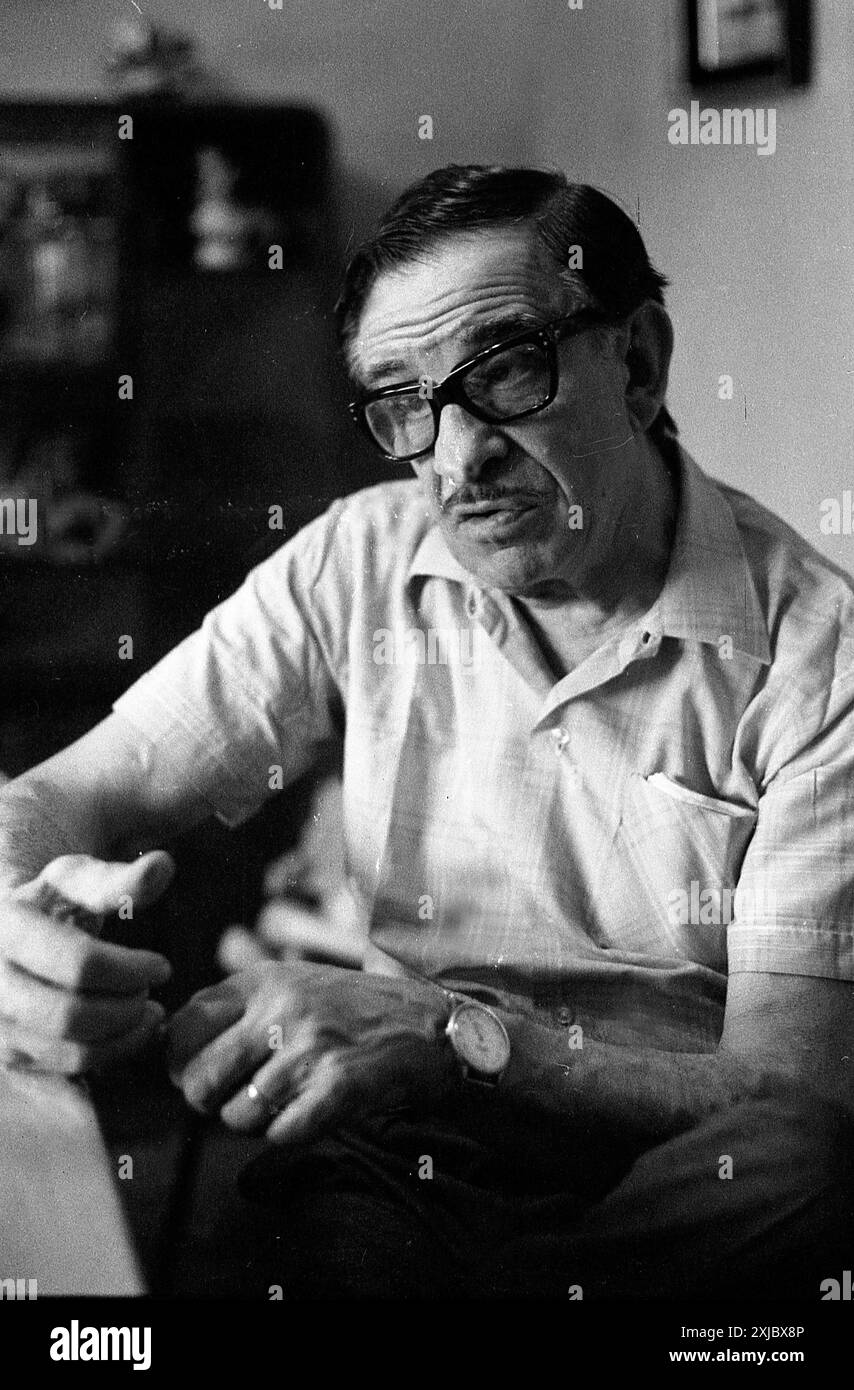 Argentine actor and boxer Pedro Quartucci, during an interview in ...