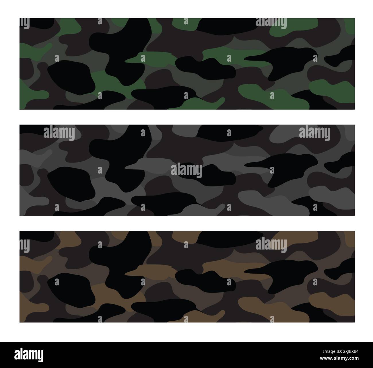 camouflage army or hunting texture pattern banner background vector ...