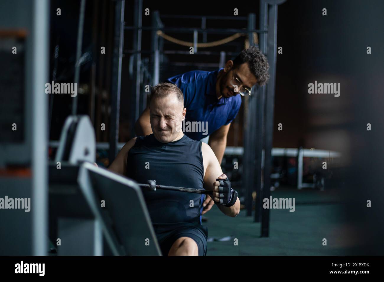 Rowing training session hi-res stock photography and images - Alamy