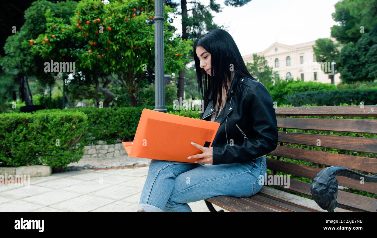 Student Woman Reflecting And Thinking Stock Photo - Alamy