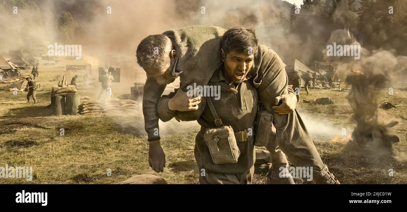 CHANDU CHAMPION, Kartik Aaryan (center) , 2024. © AA Films / Courtesy ...