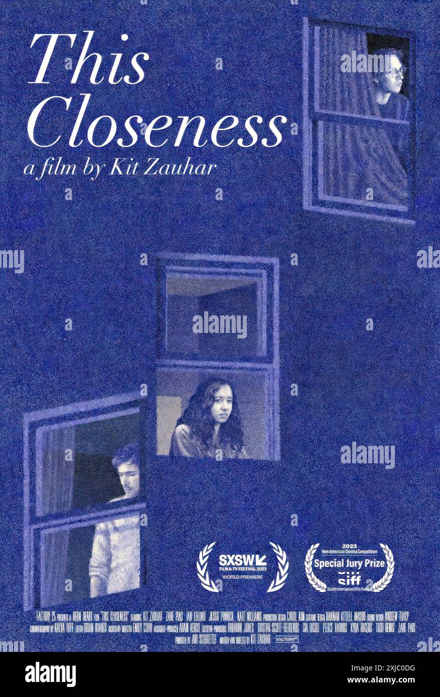 THIS CLOSENESS, poster, from top: Ian Edlund, Kit Zauhar, Zane Pais ...