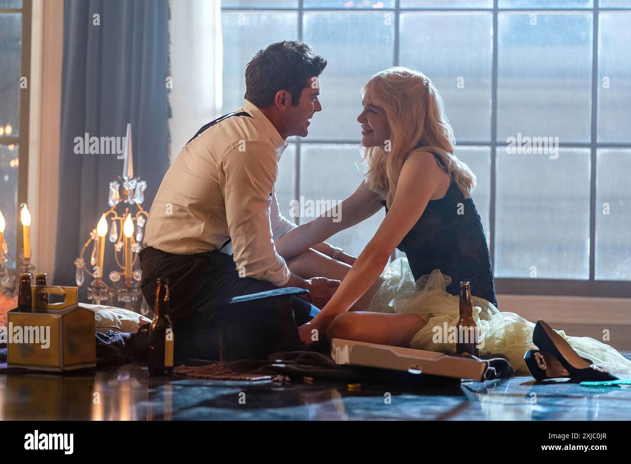 A FAMILY AFFAIR, from left: Zac Efron, Nicole Kidman, 2024. ph: Aaron Epstein / © Netflix ...