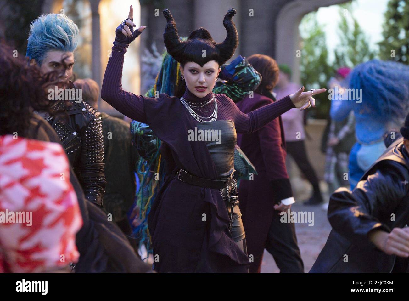 DESCENDANTS: THE RISE OF RED, from left: Anthony Pyatt (obscured), Mars ...