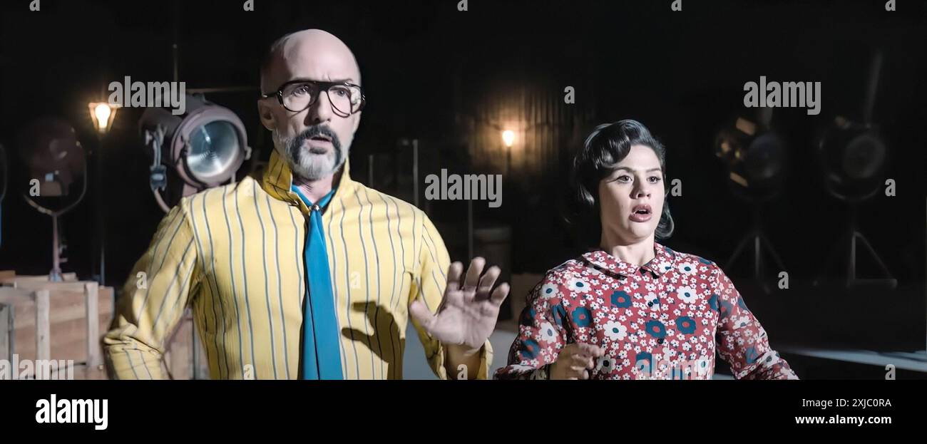 FLY ME TO THE MOON, from left: Jim Rash, Anna Garcia, 2024. © Sony ...