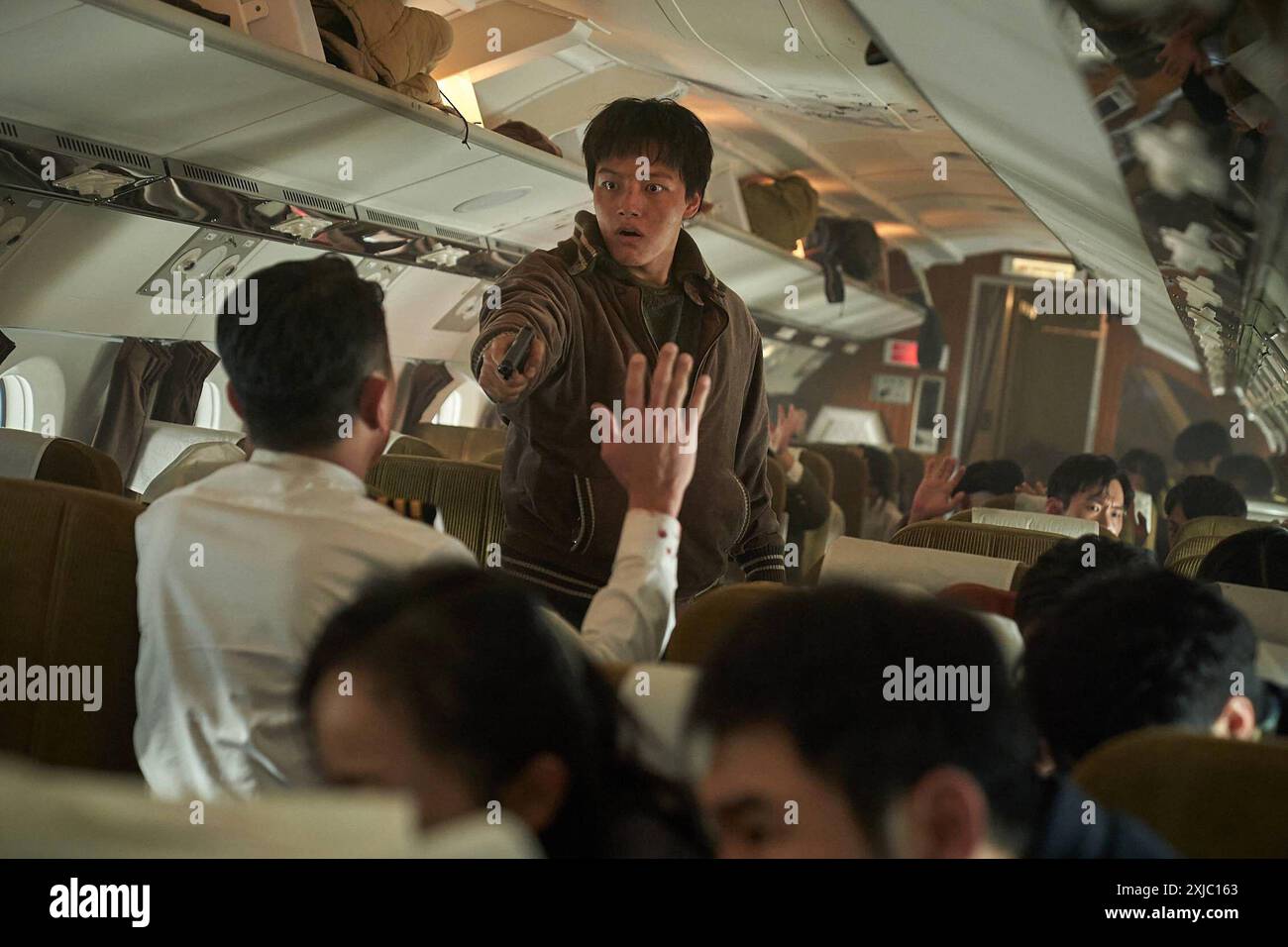 HIJACK 1971, from left: HA Jung-woo, YEO Jin-goo, 2024. © Sony Pictures ...