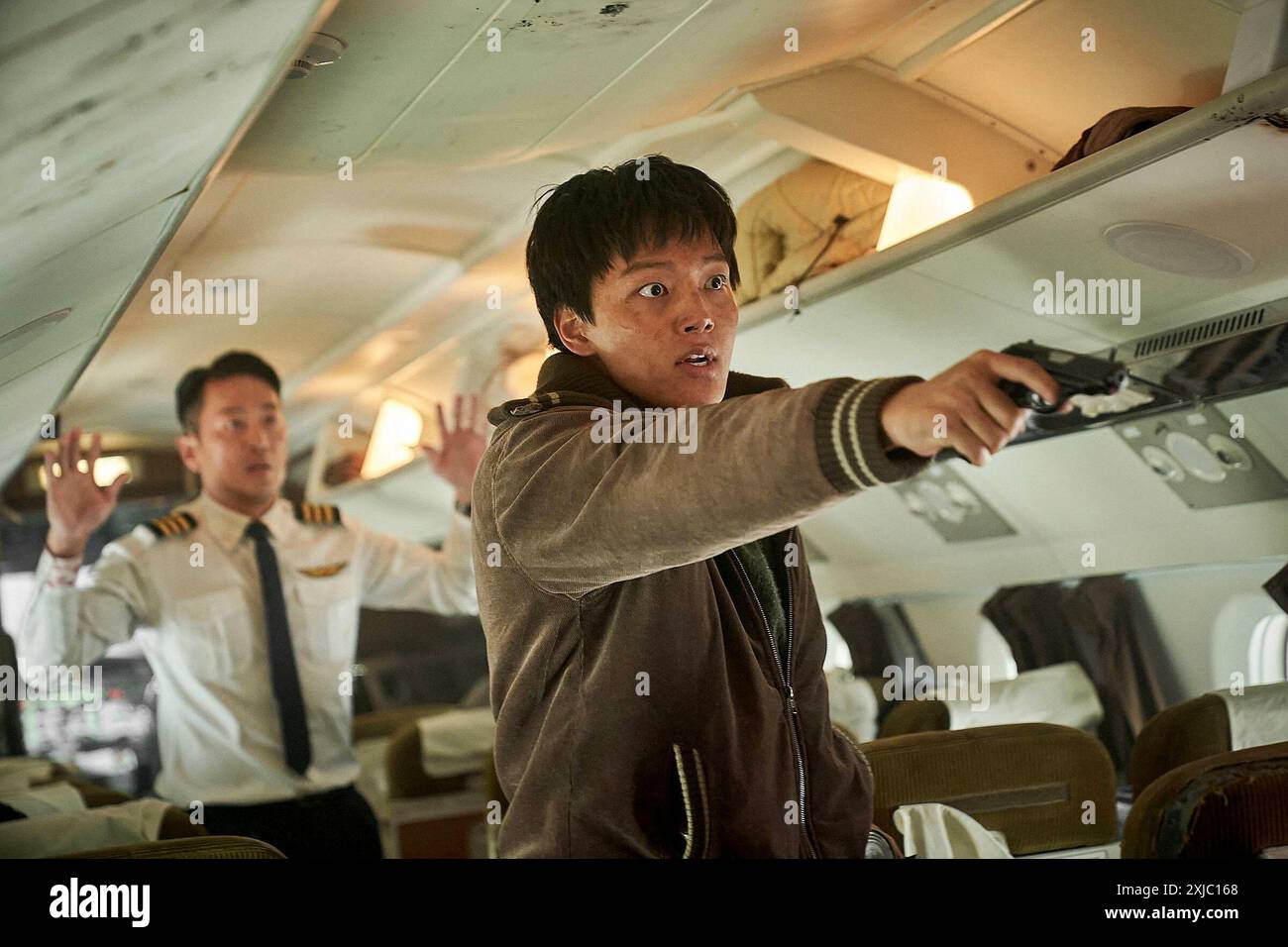 HIJACK 1971, from left: HA Jung-woo, YEO Jin-goo, 2024. © Sony Pictures ...