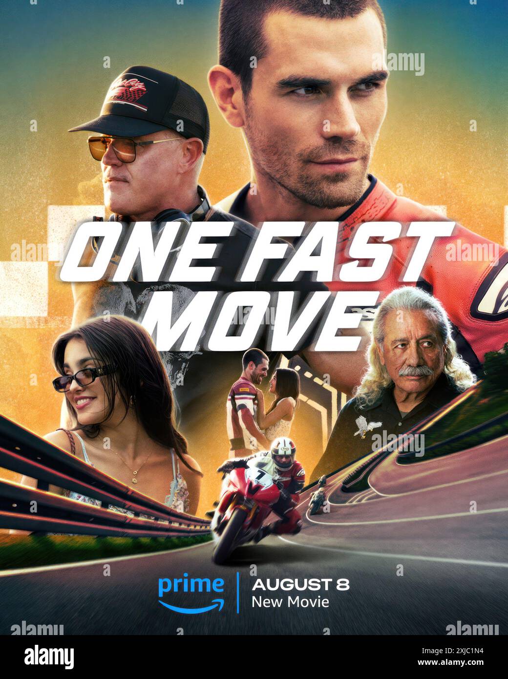 ONE FAST MOVE, US poster, Eric Dane (cap), K.J. Apa (red jacket), Maia ...