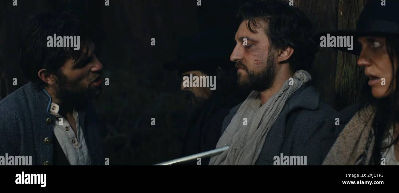 THE OUTLAWS, (aka 5 OUTLAWS), from left: Arthur Sylense, Jonathan Peacy, Dallas Hart, Celeste ...