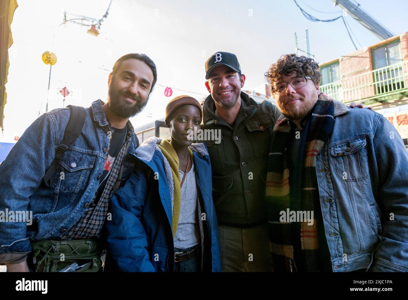 A QUIET PLACE: DAY ONE, (aka A QUIET PLACE PART III), from left: Alex ...
