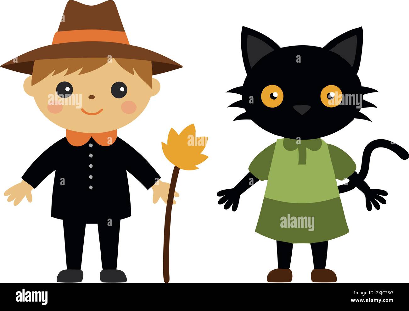 Cat dressed as scarecrow hi-res stock photography and images - Alamy