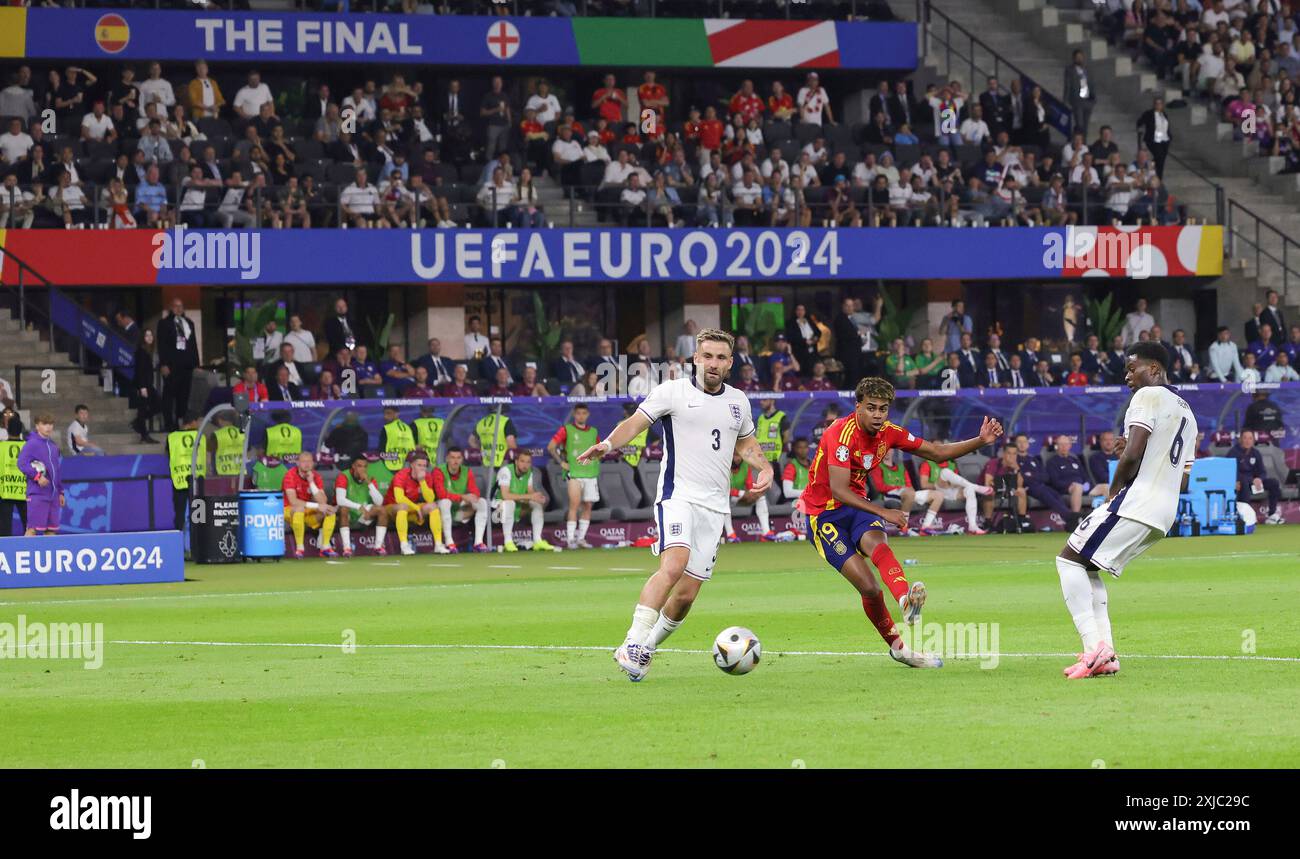 Berlin, Deutschland. 14th July, 2024. firo: 14.07.2024 Football, Soccer ...