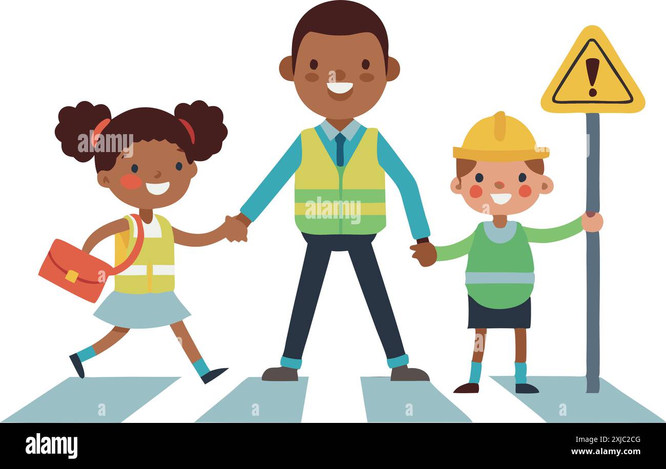 School safety guard Stock Vector Images - Alamy