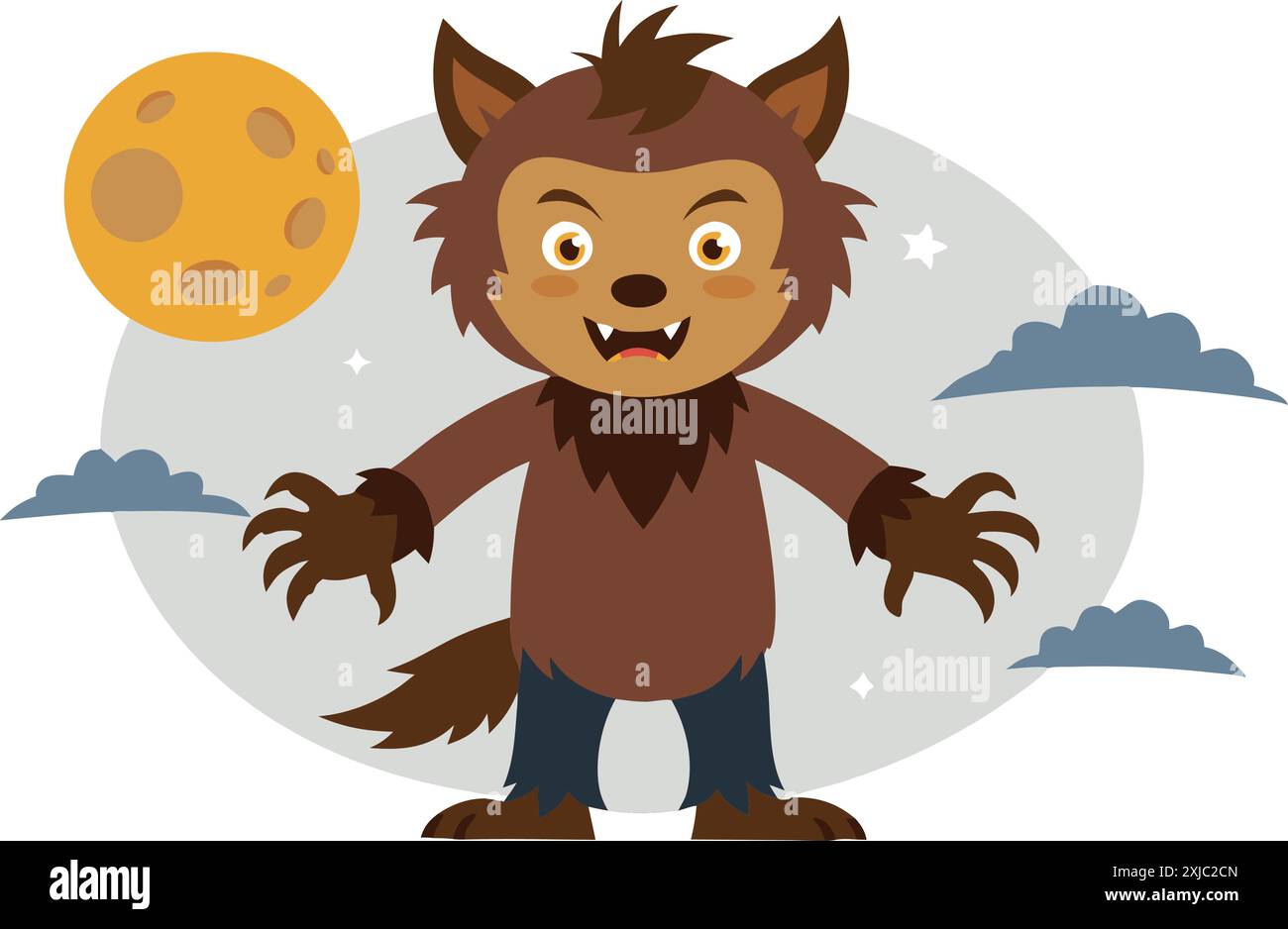 Werewolf transformation Stock Vector Images - Alamy