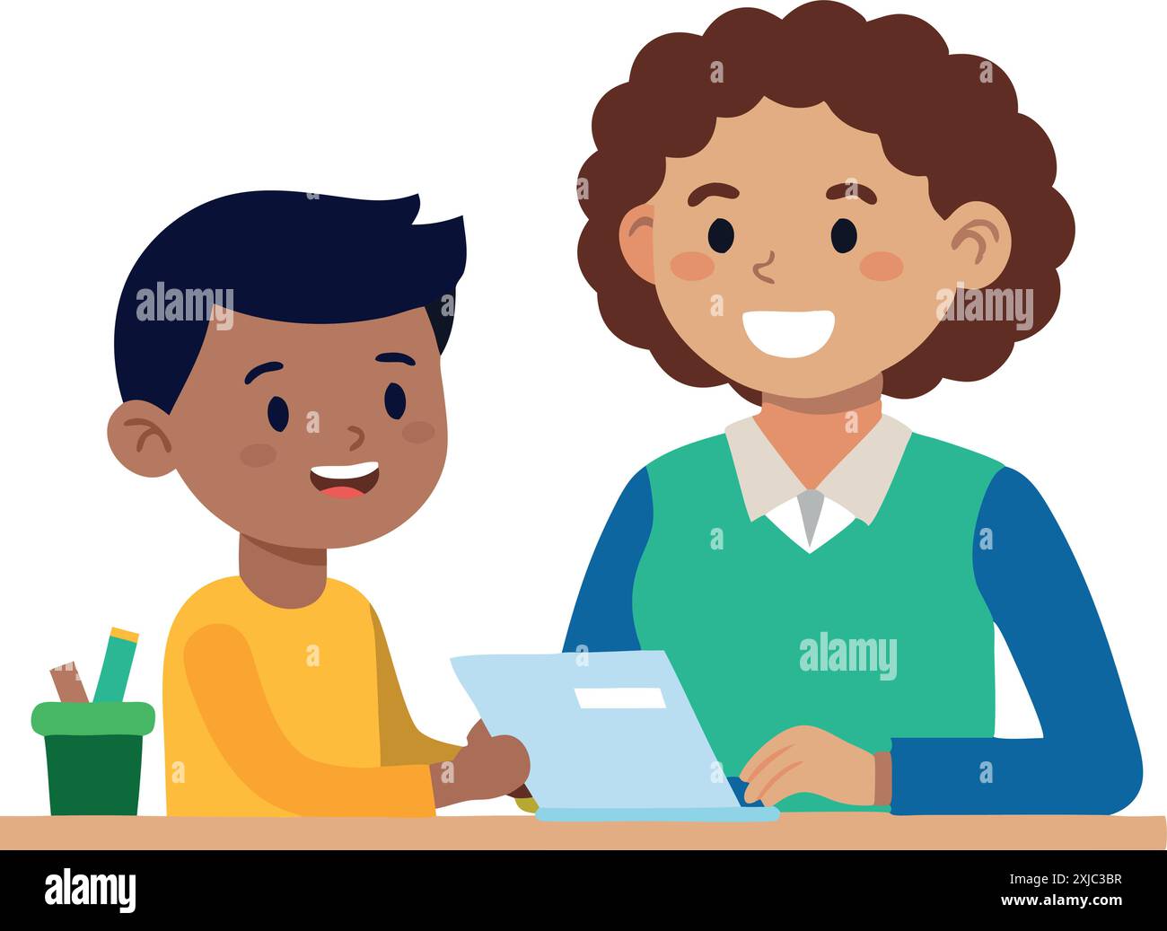 Using a teaching aid hi-res stock photography and images - Alamy