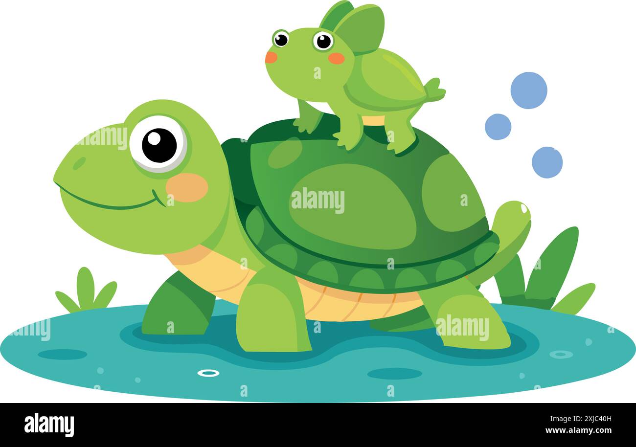 Serene aquatic environment Stock Vector Images - Alamy