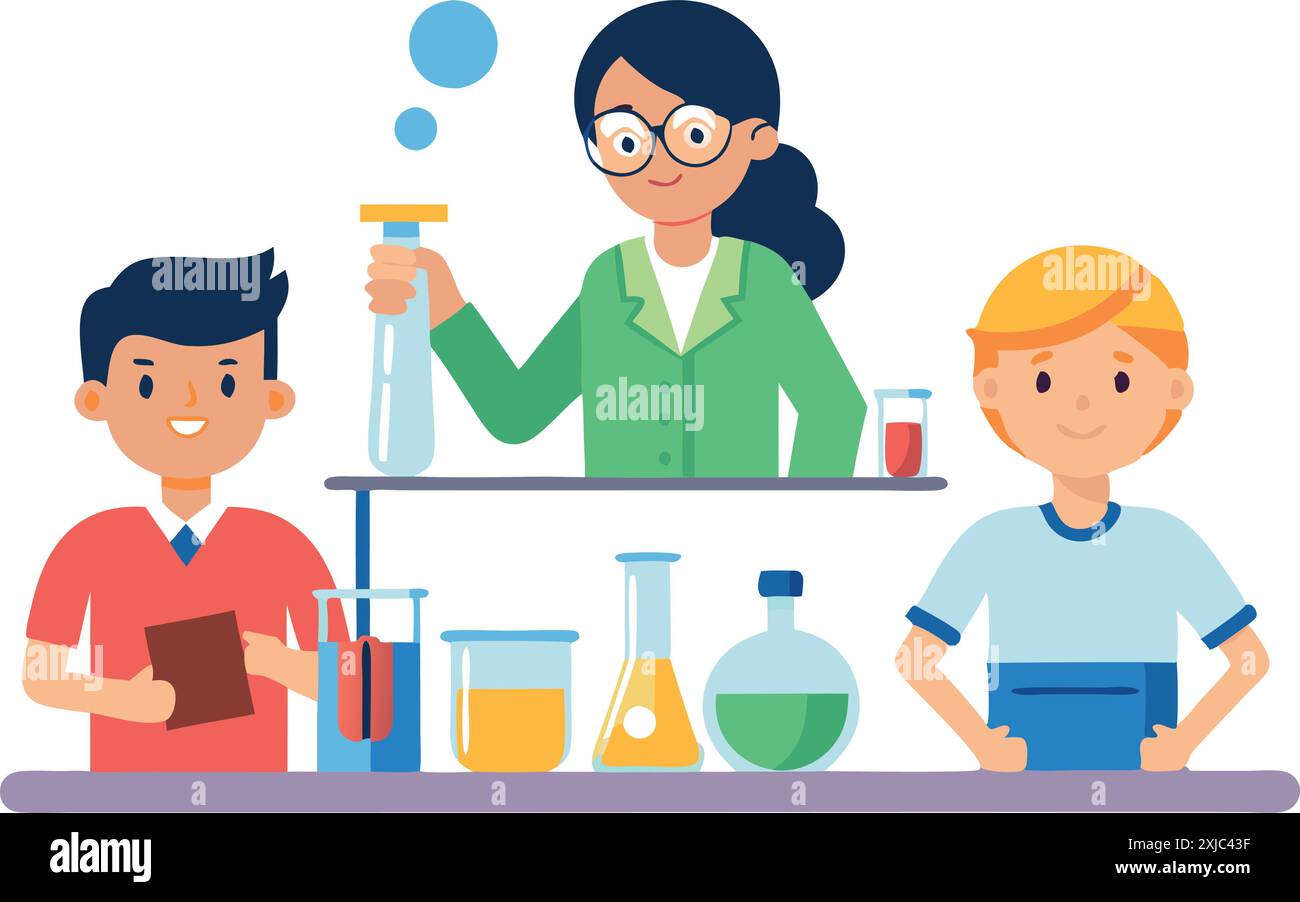 Classroom exploration Stock Vector Images - Alamy