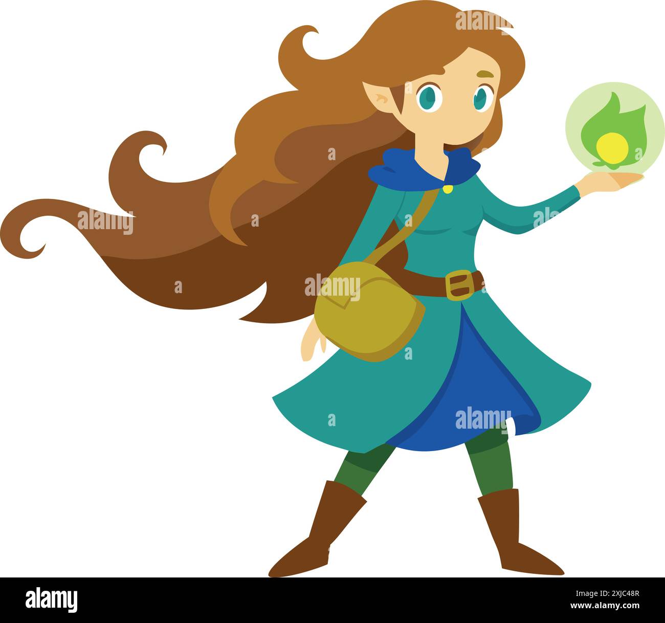 Girl dressed as fairy Stock Vector Images - Alamy