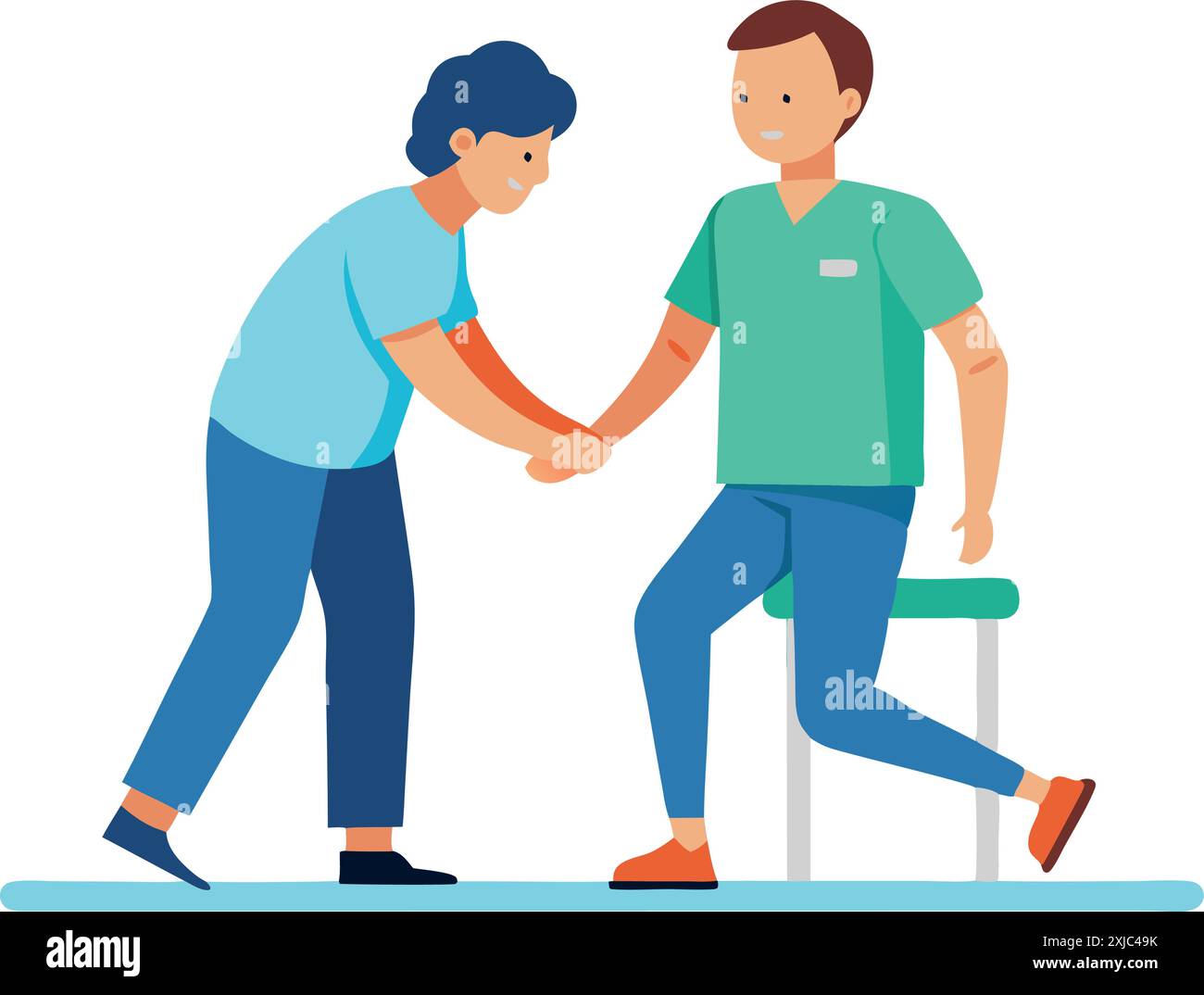 Therapeutic exercises Stock Vector Images - Alamy