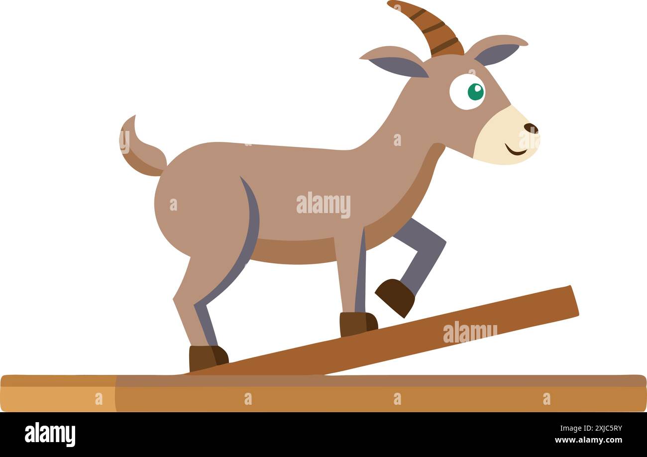Cartoon goat hi-res stock photography and images - Alamy