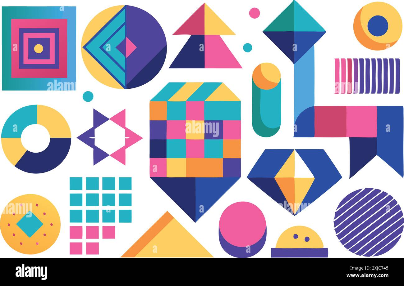 Angles and patterns Stock Vector Images - Alamy