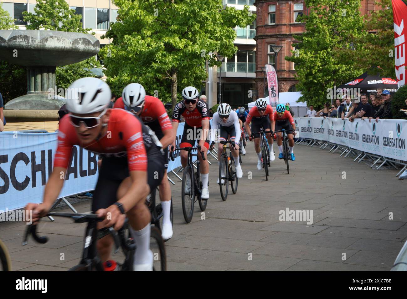 British Cycling Grand Prix, Sheffield city centre England UK 2024 Cycle ...