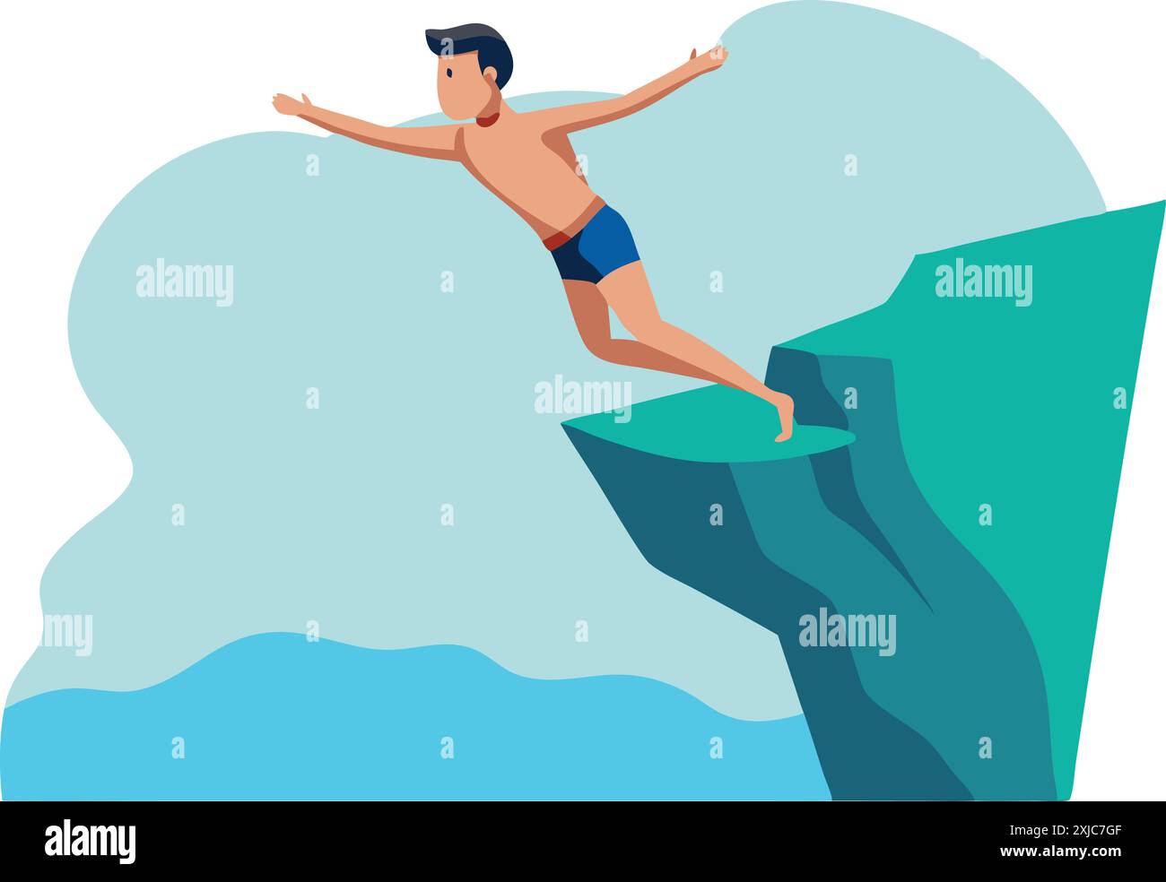 Swimmer discipline Stock Vector Images - Alamy