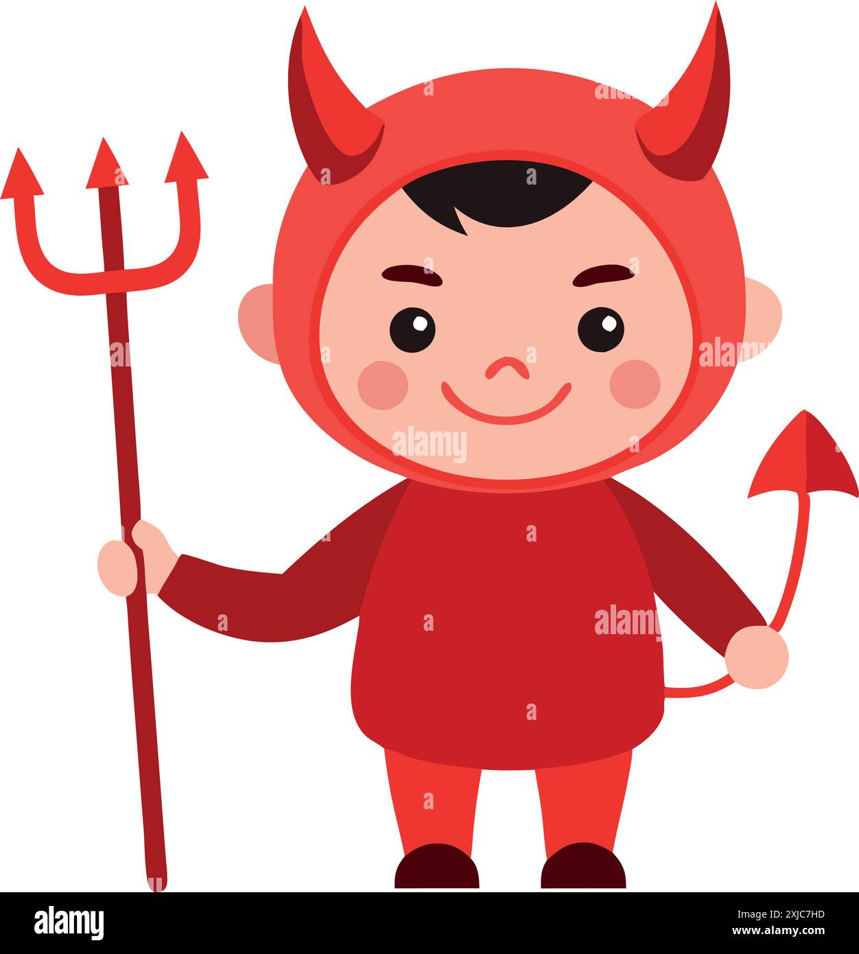 Devil pitchfork Cut Out Stock Images & Pictures - Alamy