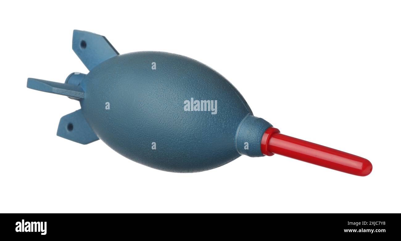 Lens cleaning air rocket blaster isolated on white. Professional ...