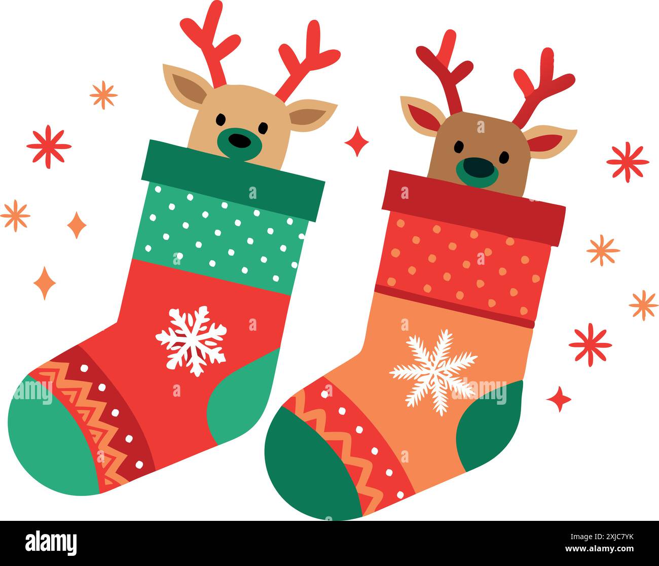 Filled stockings Stock Vector Images - Alamy