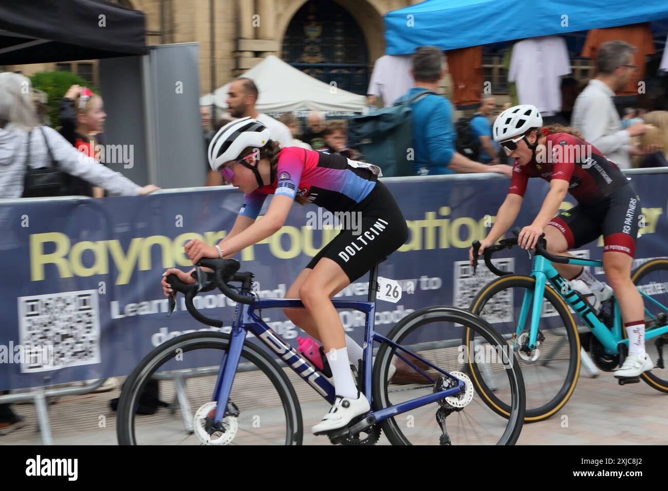 British Cycling Grand Prix race, Sheffield city centre England UK 2024 ...