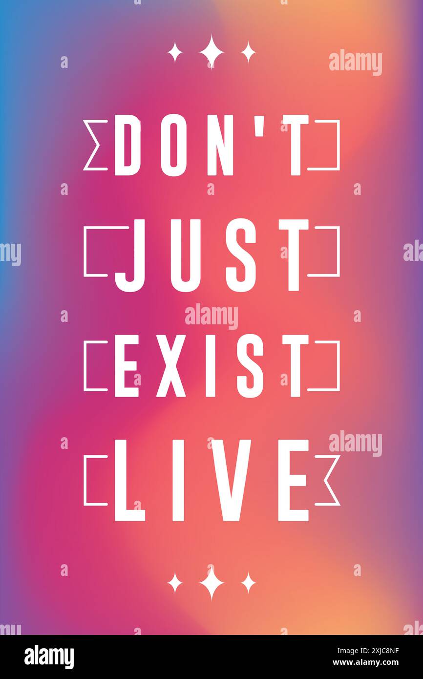 Motivational card Gradients background Vector illustration Stock Vector ...