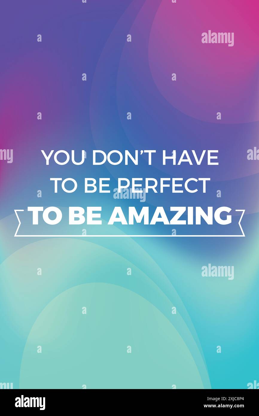 Motivational card Gradients background Vector illustration Stock Vector ...