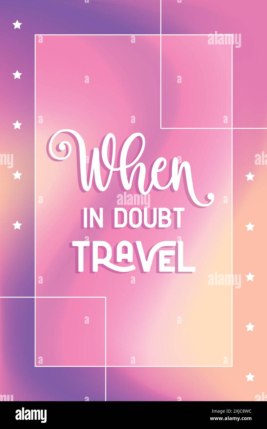 Motivational card Gradients background Vector illustration Stock Vector ...