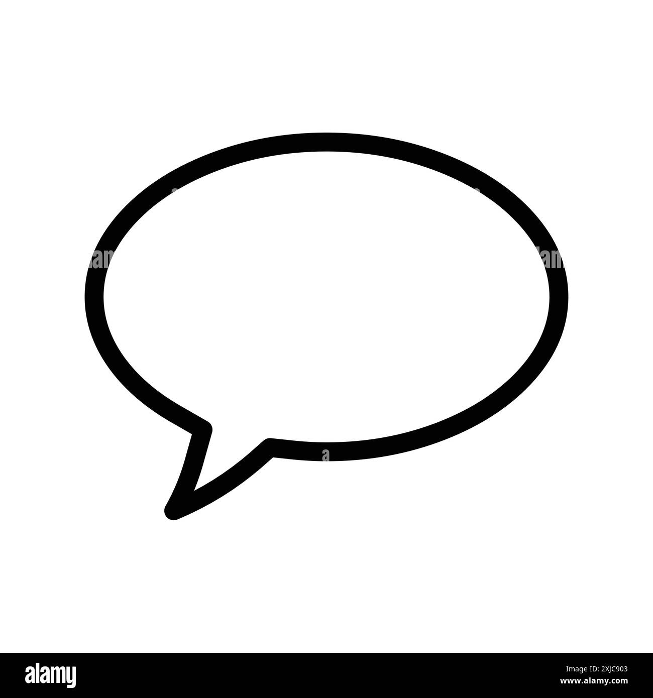 Love comment icon outline Black and White Stock Photos & Images - Alamy