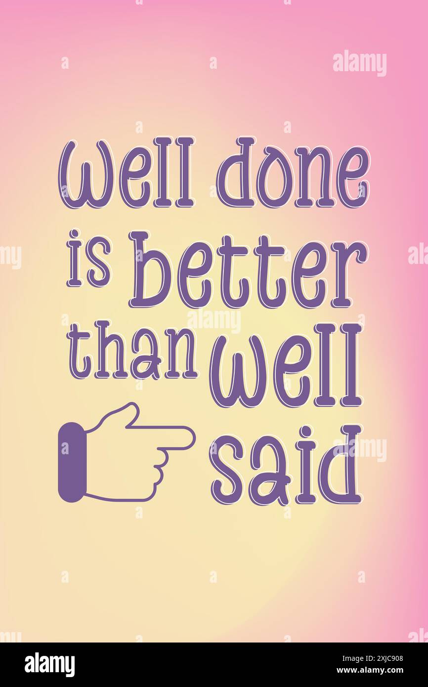 Motivational card Gradients background Vector illustration Stock Vector ...